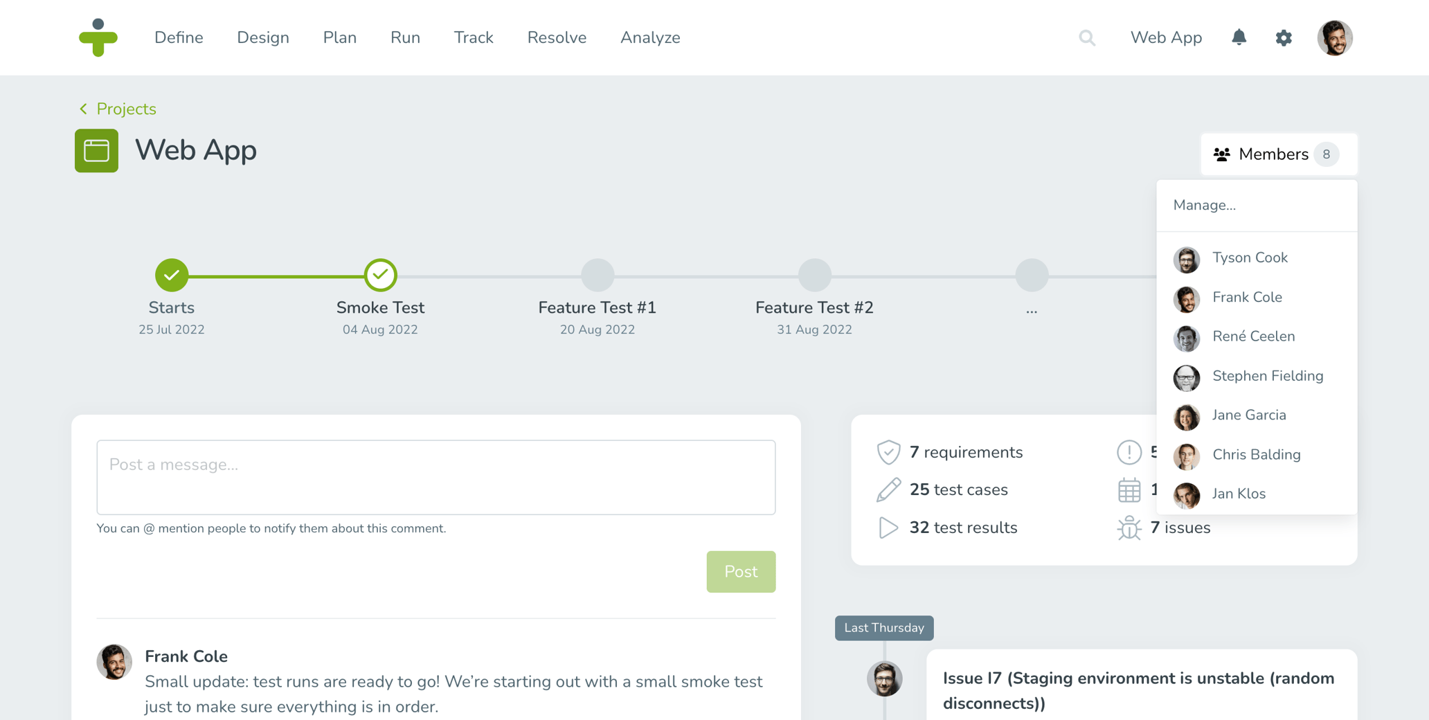 Project Dashboard